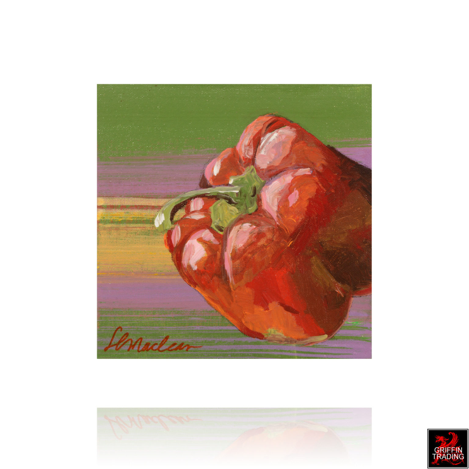 BELL PEPPER Original Painting - For Sale at Griffin Trading | Dallas