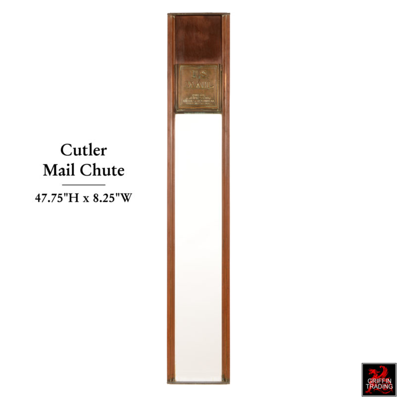 Antique Cutler Mailbox and Mail Chute - Griffin Trading | Dallas