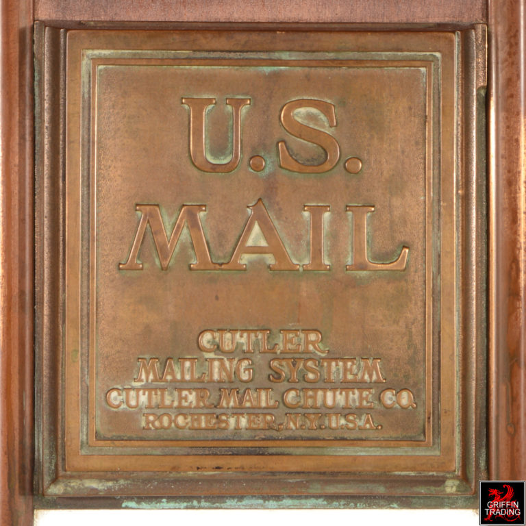 Antique Cutler Mailbox and Mail Chute - Griffin Trading | Dallas