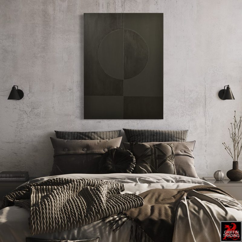 ECLIPSE Double Black Painting - For sale at Griffin Trading | Dallas
