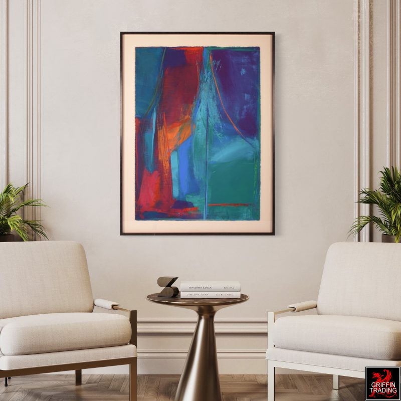 STAGE FRIGHT Abstract Painting by Roberta Marks - Griffin Trading