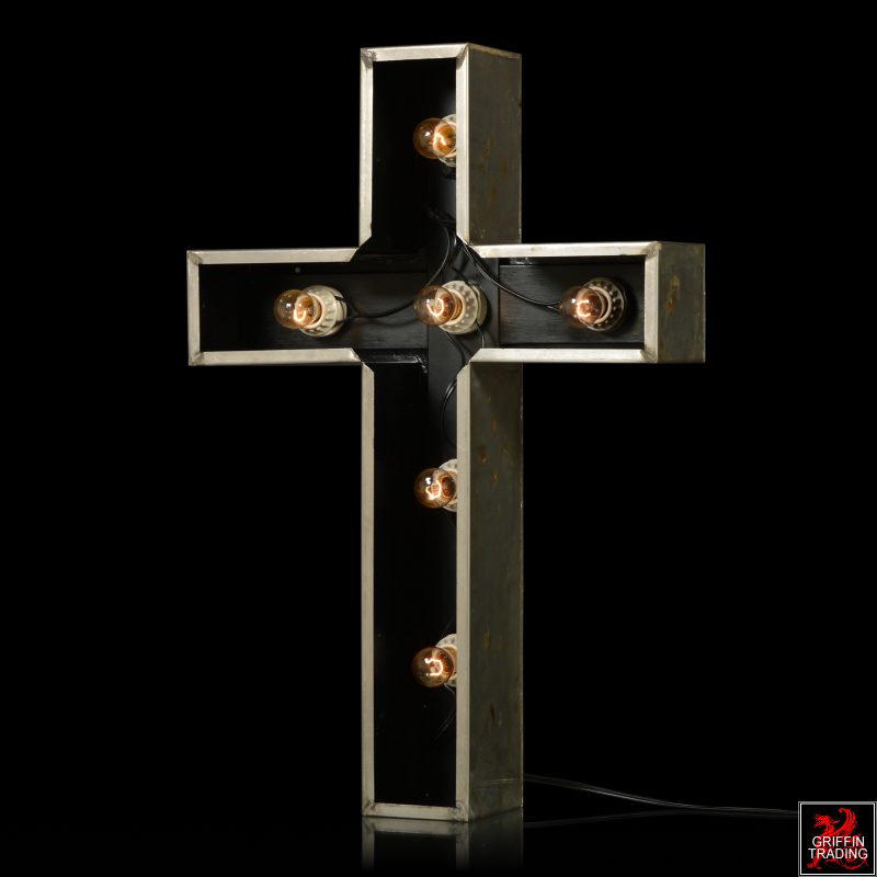 Lighted Church Cross Sign - For Sale at Griffin Trading