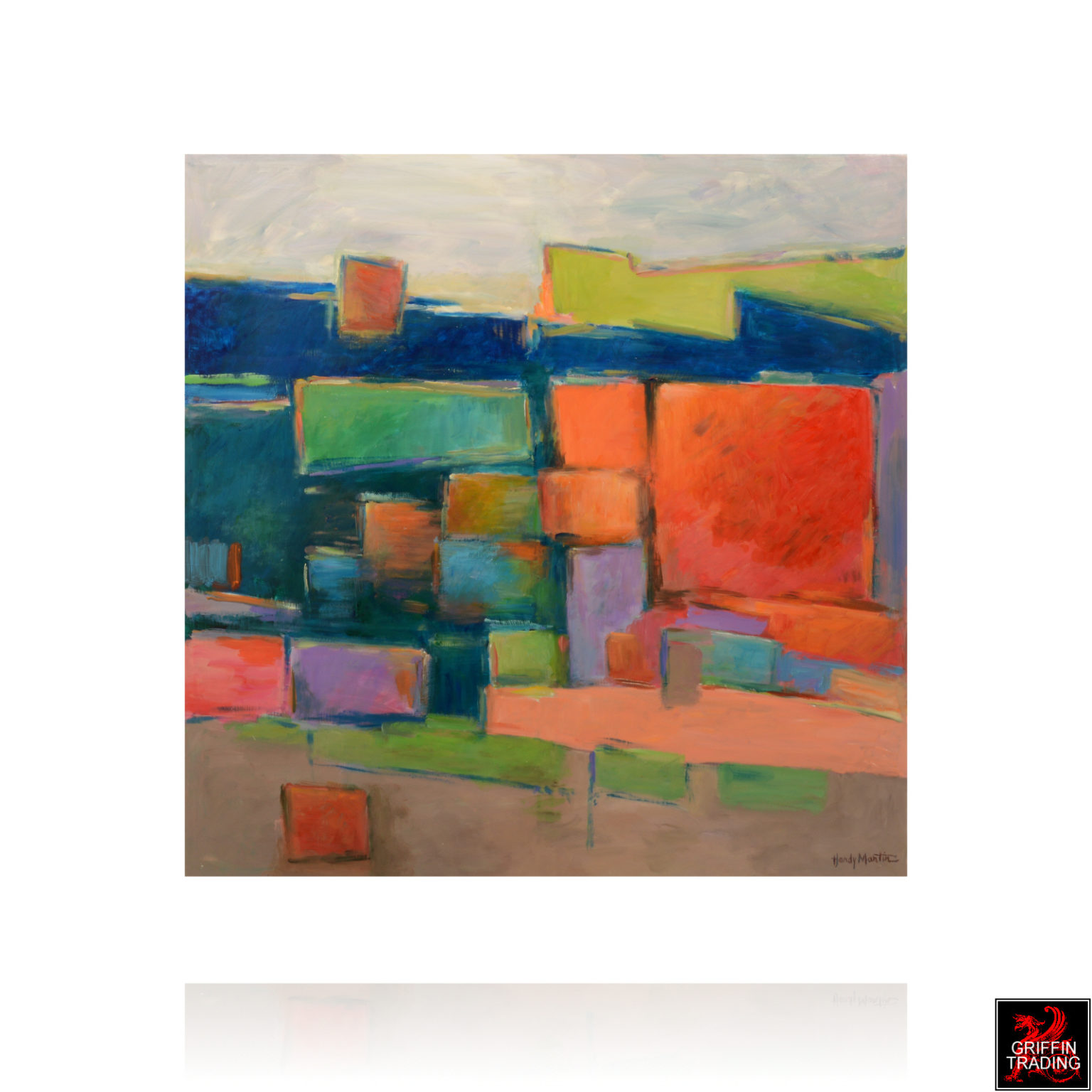 Untitled Abstract Painting 8286 - For Sale at Griffin Trading