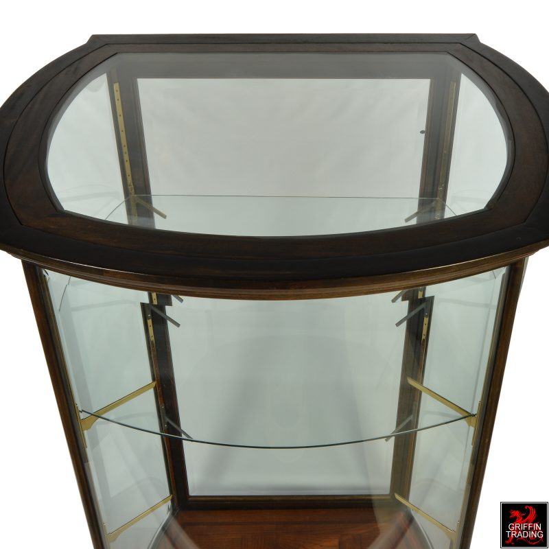 Custom-Made Curved Glass Display Cases - For sale at Griffin Trading