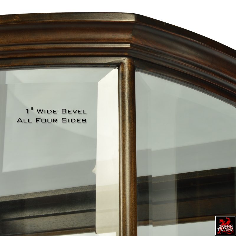 Custom-Made Curved Glass Display Cases - For sale at Griffin Trading